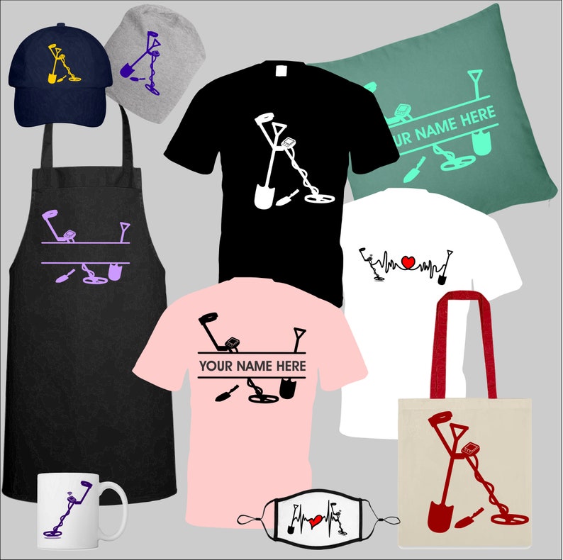 Unique Metal Detector Artwork as Dxf-svg-png-eps-jpg Illustrations for ...