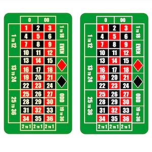 Casino Roulette Wheel and Tabel Clip Art Dxf Svg, Png,eps, Jpg, for ...