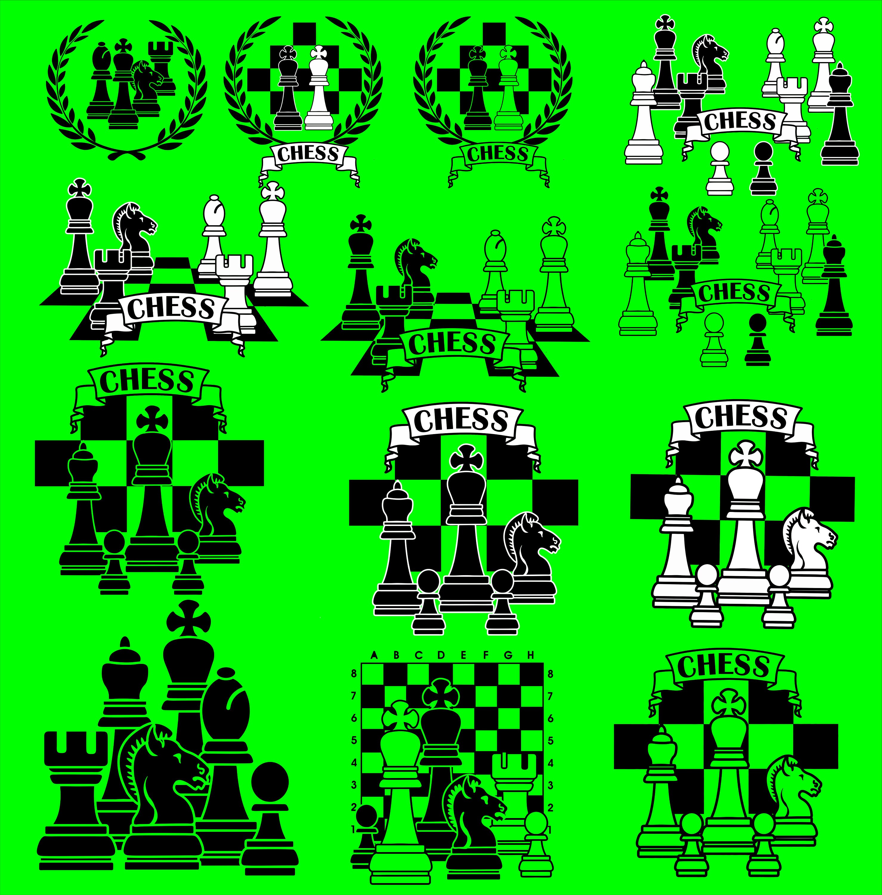 Unique Chess Clipart and Cutting Files. Files as Dxf-svg-png-eps-jpg ...