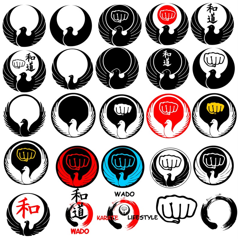 Wado Karate Clipart and Cutting Files. Files as Dxf-svg-png-eps-jpg ...