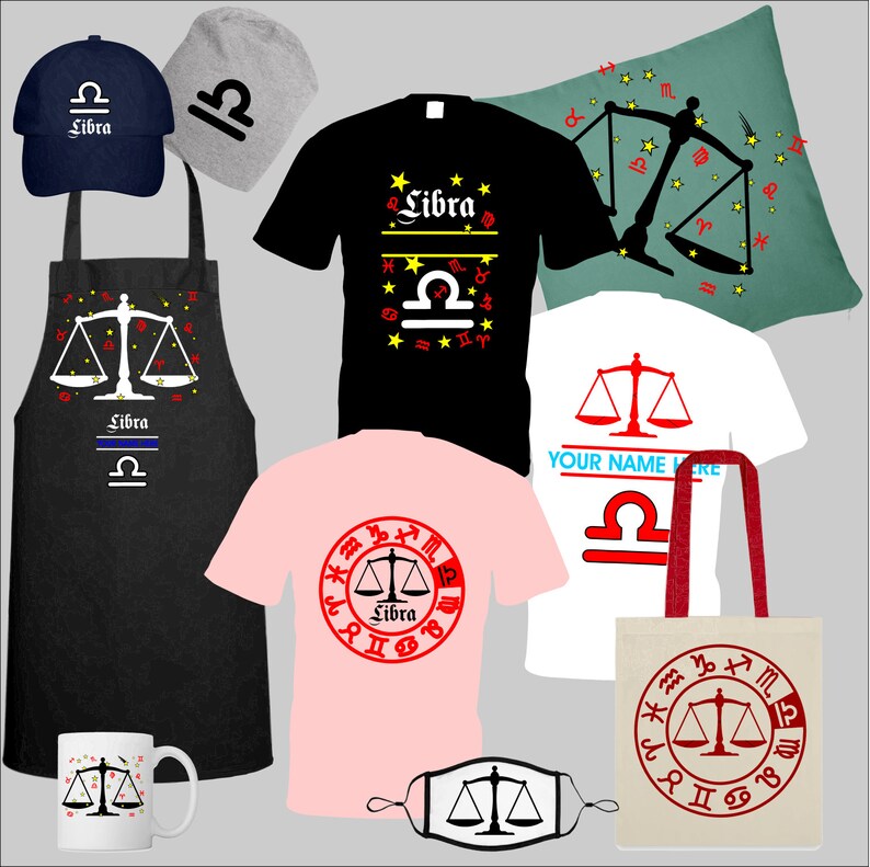 Zodiac Scale Sign Libra Clip Art Dxf Svg, Png,eps, Jpg, for Shirt ...