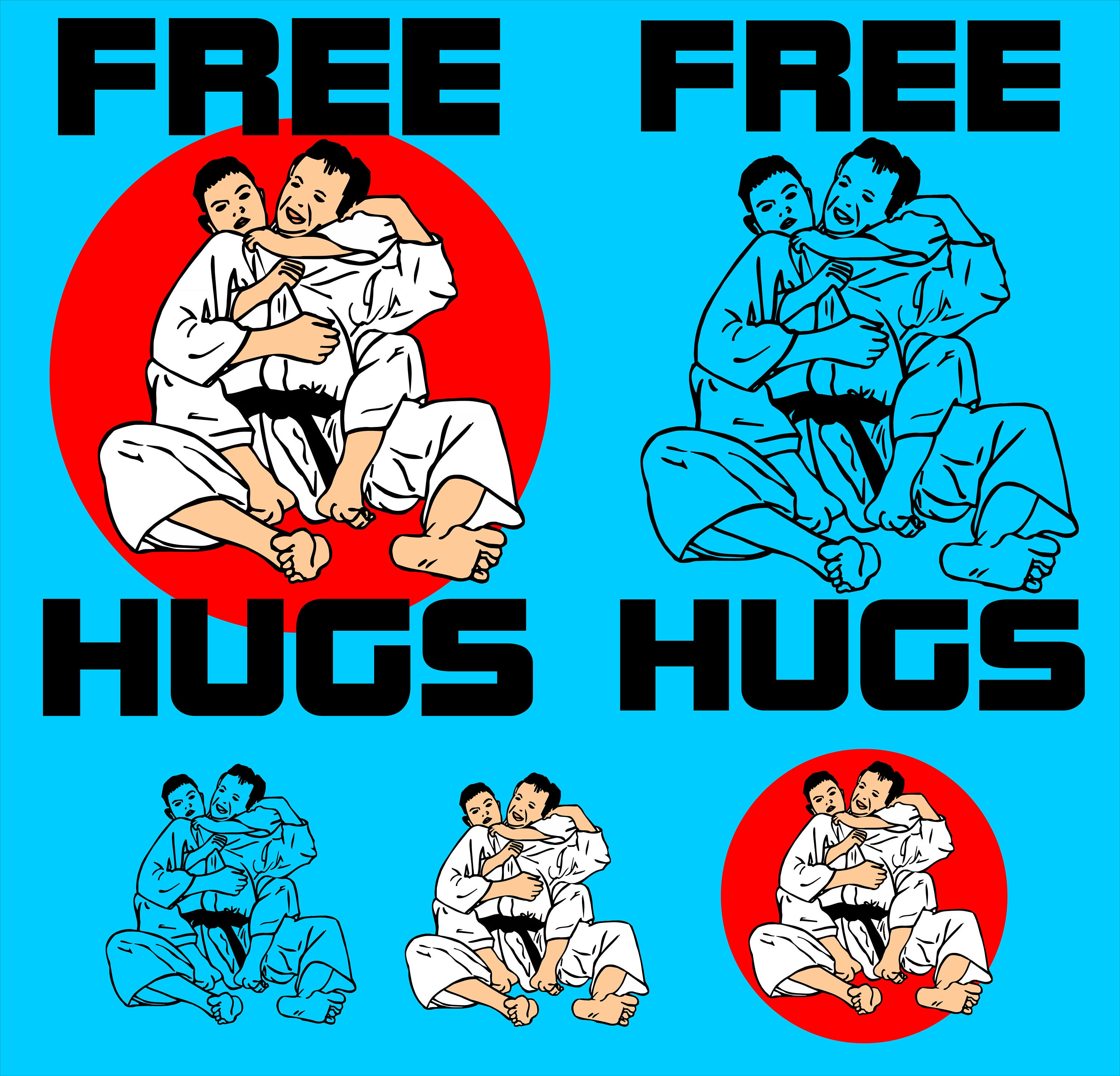 Unique Judo Jujitsu Artwork as Dxf-svg-png-eps-jpg Illustrations for ...