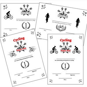 Unique Cycling Certificates as Pdf-dxf-svg-png Files for Direct ...