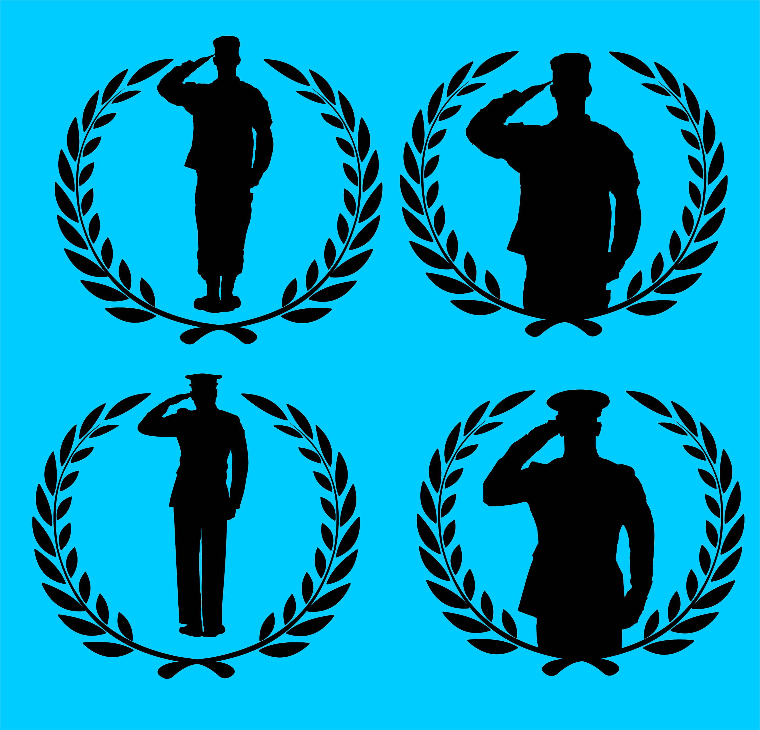 Greeting Salute Clip Art Dxf Svg, Png,eps, Jpg, for Shirt Design ...