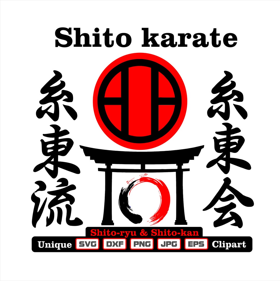 Shito Karate Clipart and Cutting Files. Files as Dxf-svg-png-eps-jpg ...
