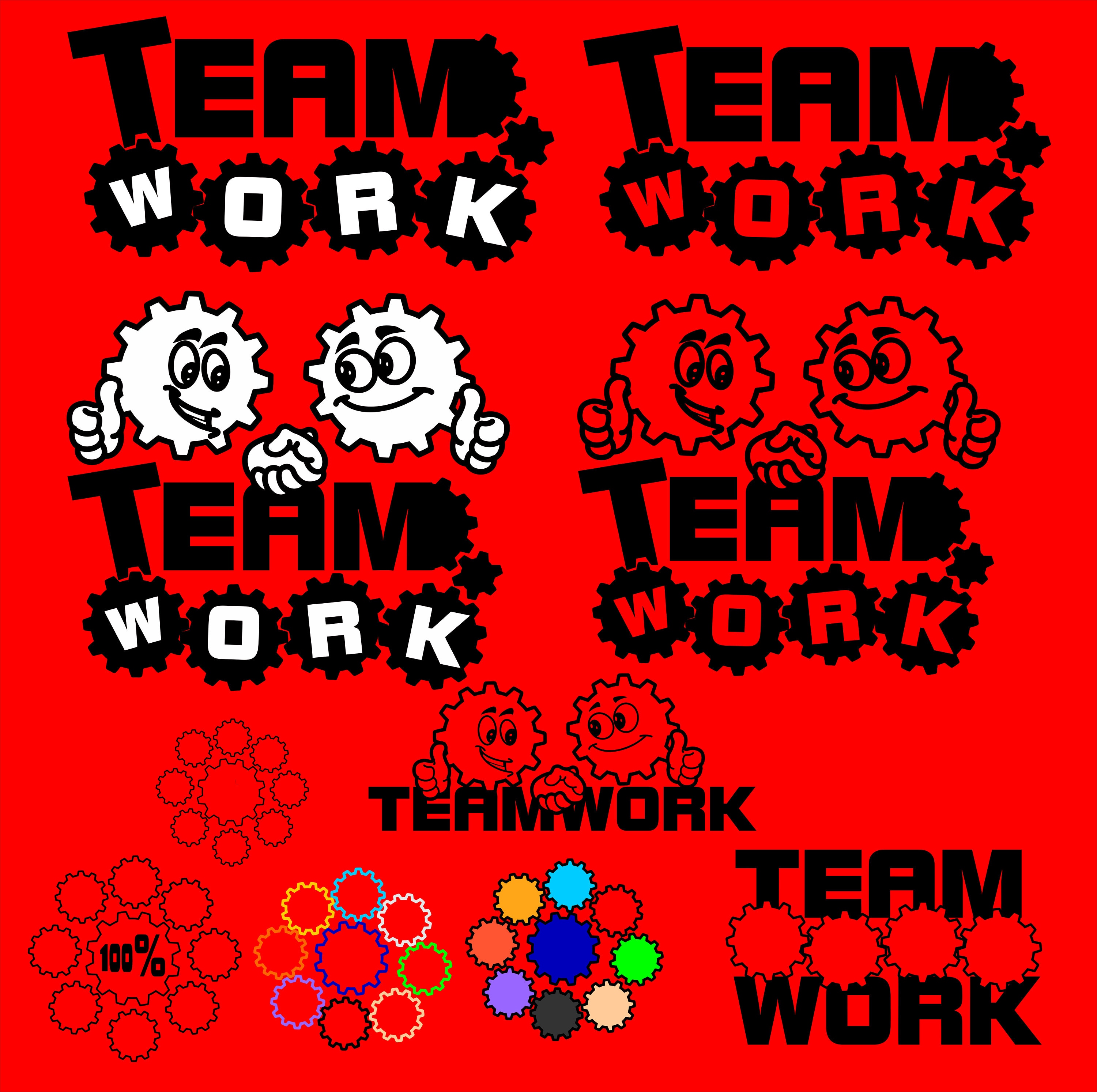 Unique Teamwork and Dreamwork Clipart as Dxf-svg-png-eps-jpg for Laser ...