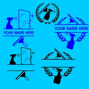 Unique Window Washer, Window Cleaner Artwork as Dxf-svg-png-eps-jpg ...