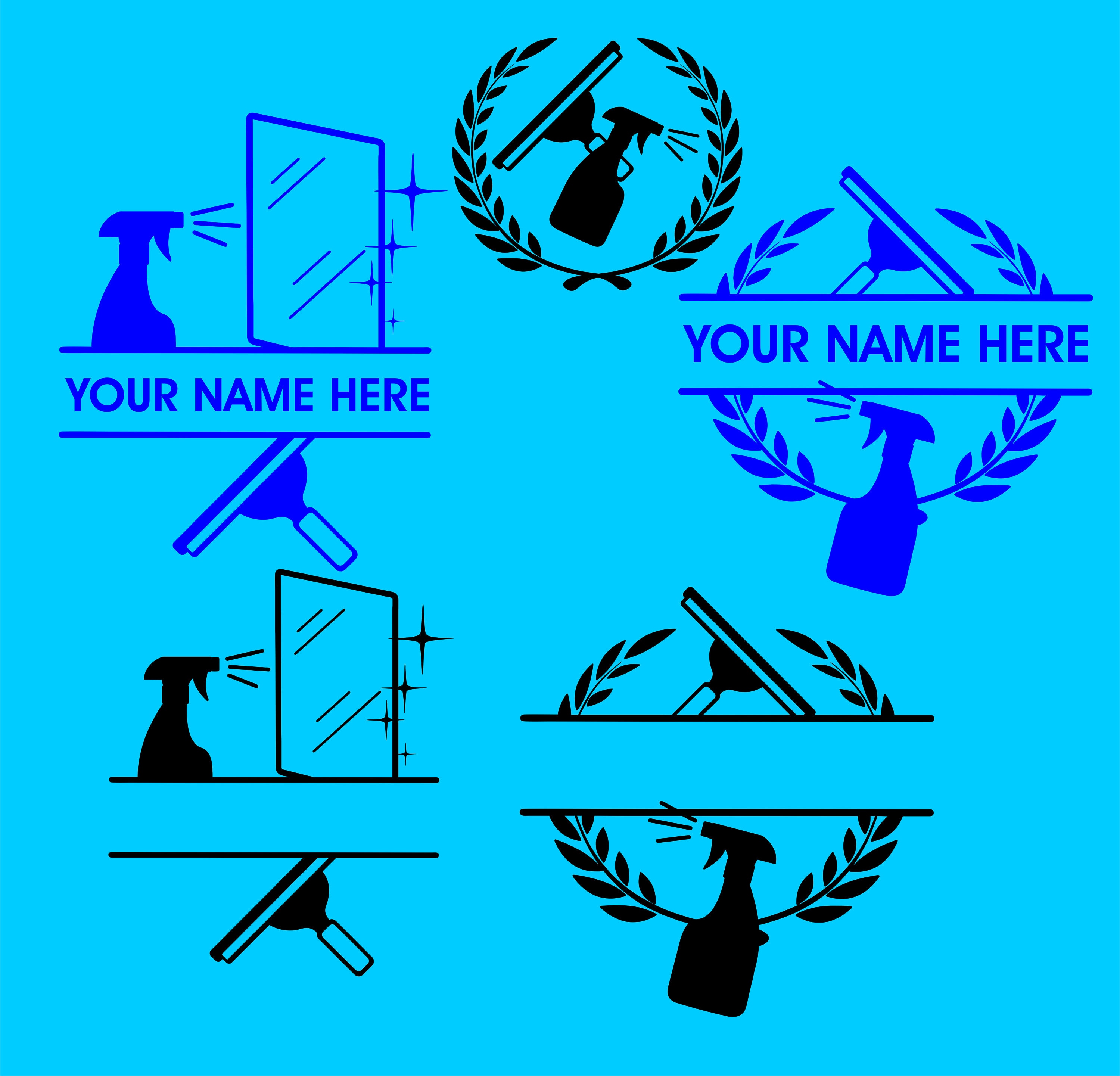 Unique Window Washer, Window Cleaner Artwork as Dxf-svg-png-eps-jpg ...