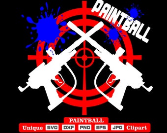Paintball Svg Bundle Cricut Paintball Png Bundle Shirt Design - Etsy