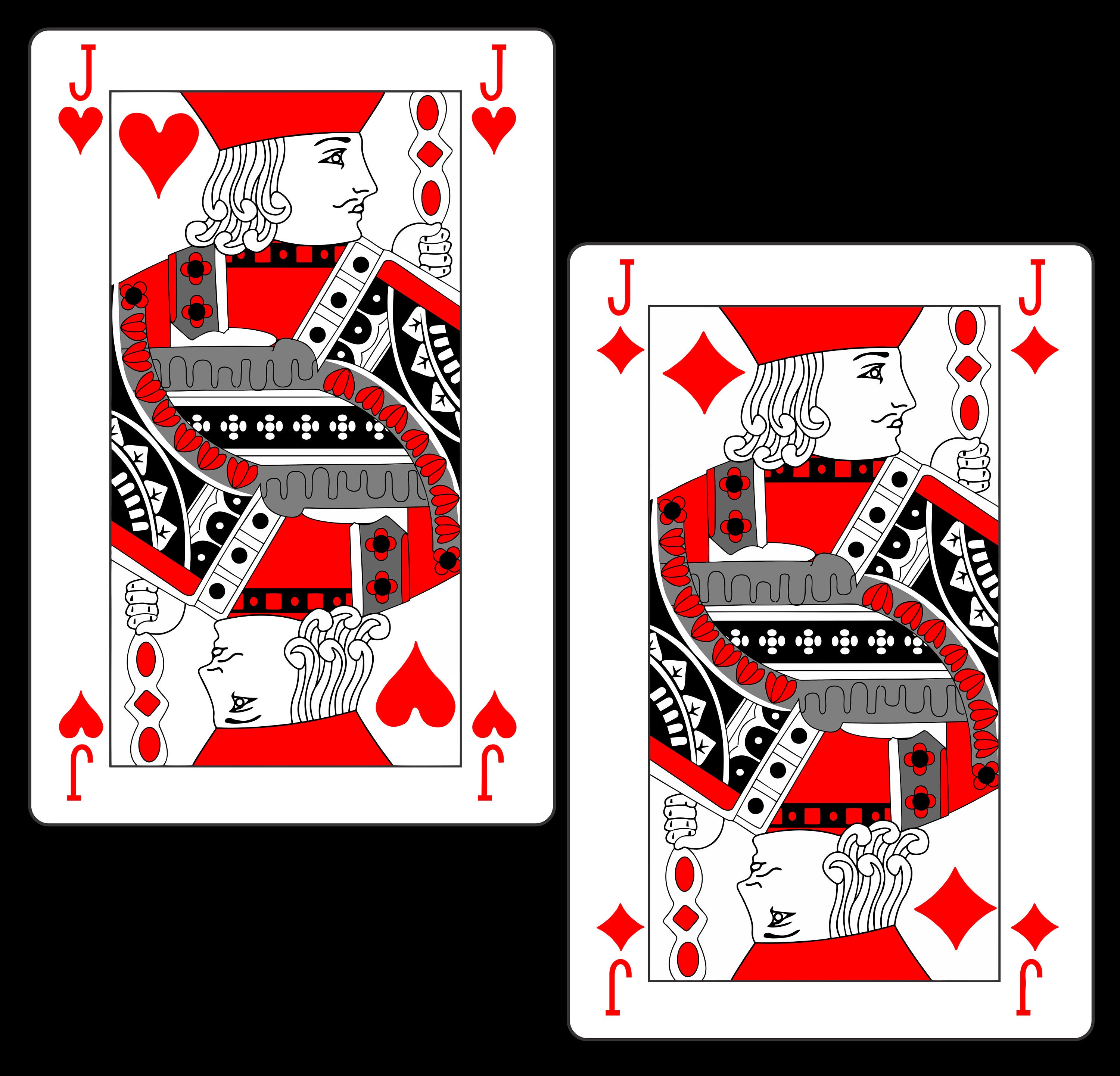 Jack Playing Card Clip Art Pdf, Svg, Png,eps, Jpg, for Shirt Design ...