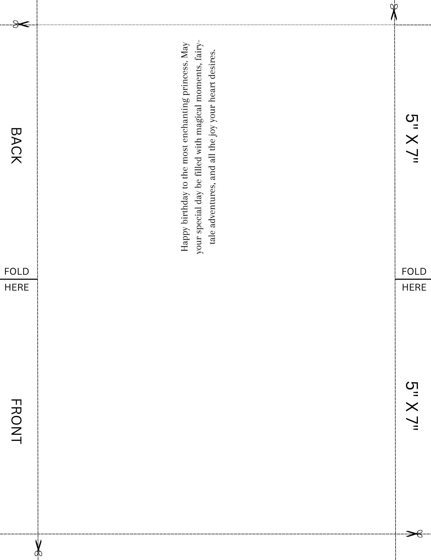 Princess Themed Birthday Card- Princess Castle and Pink Princess ...