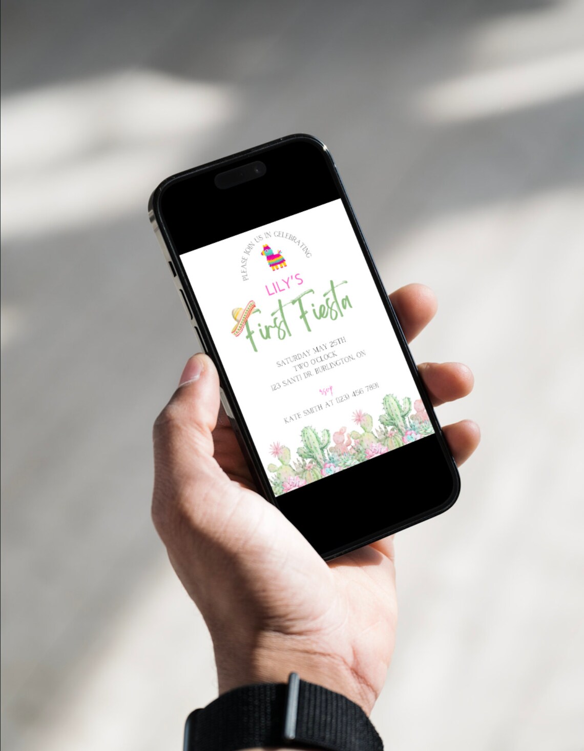 First Fiesta Birthday Invitation- Baby's First Fiesta- 1st Birthday ...