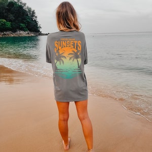 Forever Chasing Sunsets Tee, Sun Seeker T-shirt, Comfort Colors T-shirt, Beach Tee, Sunset T ...