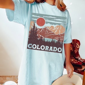 Colorado Tee, Colorado Graphic Tee, Rocky Mountains, Colorado, Boho Tee ...