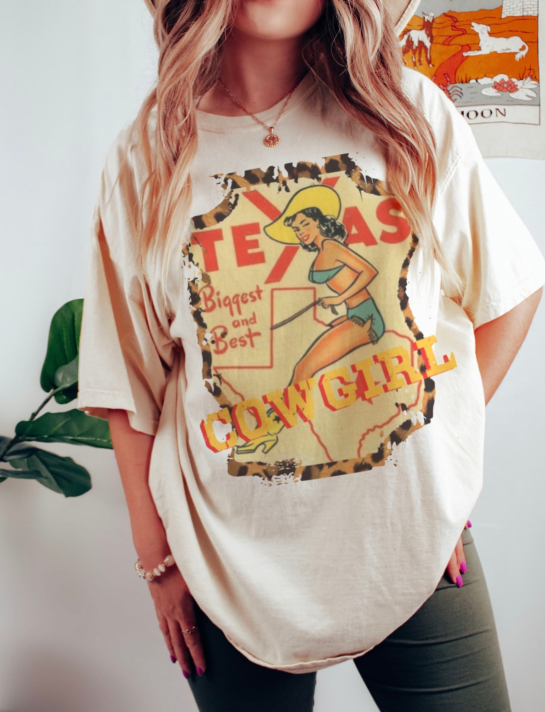 Texas Tee, Texas T-shirt, Texas Vintage Inspired Cotton T-shirt, Desert ...