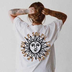 Sun T-shirt, Sun Tee, Boho Shirt, Bohemian, Celestial, Vintage Inspired ...