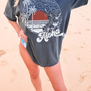 Aloha Tee, Hawaii Graphic Tee, Aloha Hawaii T-shirt, Boho Tee, Vintage ...