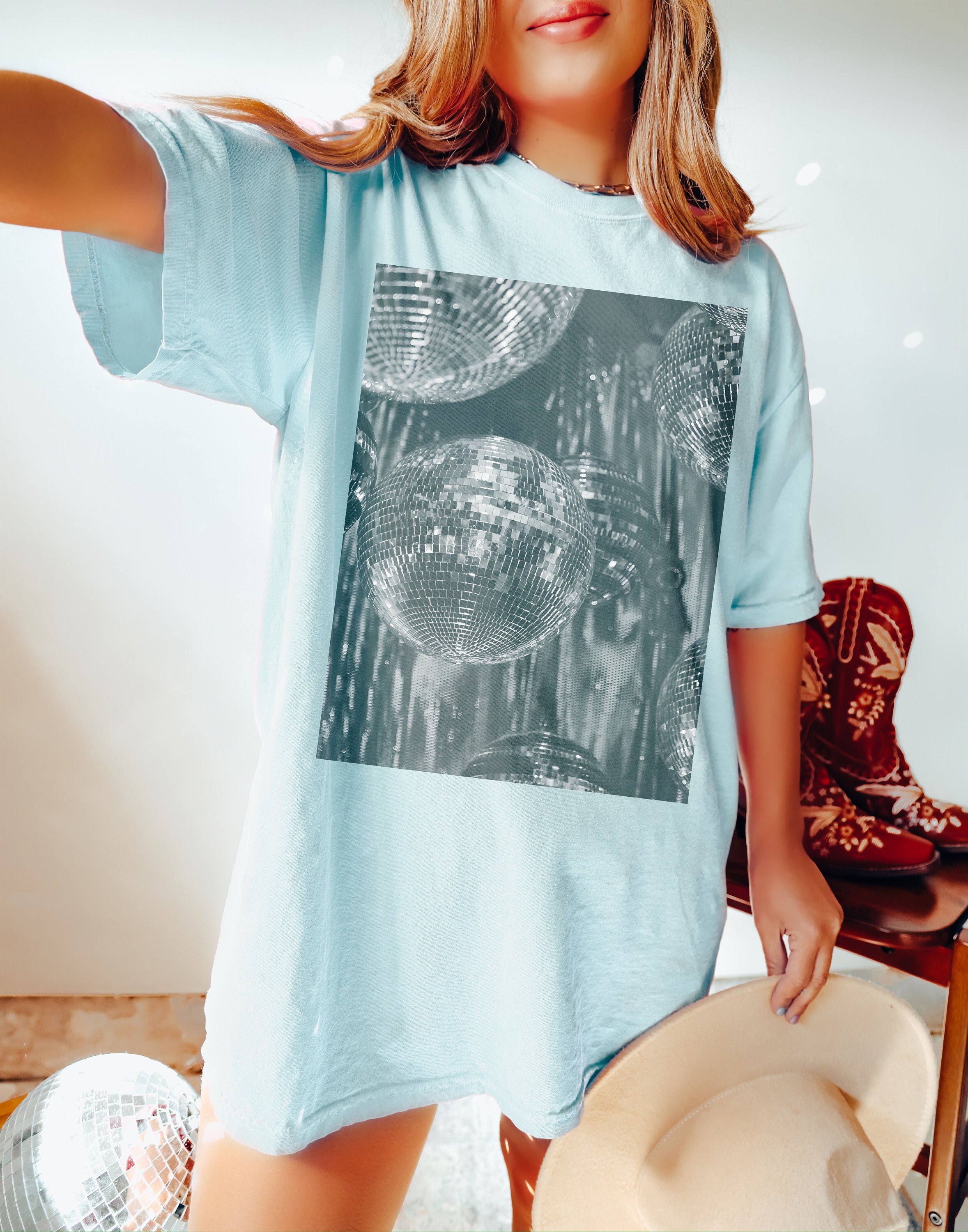 Disco Shirt, Disco Tee, Comfort Colors Shirt, Retro Shirt, Disco Ball ...