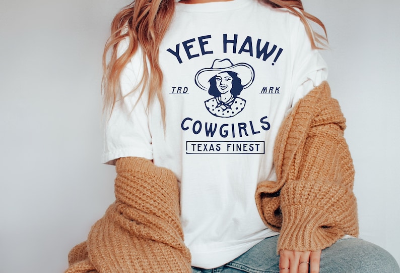 Yee Haw Tee, Yee Haw Cowgirl Tee, Texas Tee, Boho Tee, Vintage Inspired ...