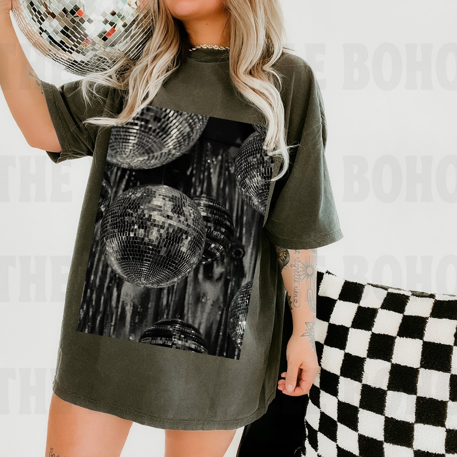 Disco Ball Tee, Comfort Colors Tee, New Year's Tee, Party T-shirt ...