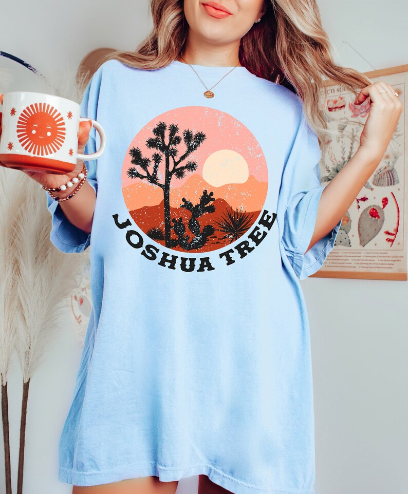 Joshua Tree Tee Joshua Tree T-shirt Hippie Tee Vintage - Etsy
