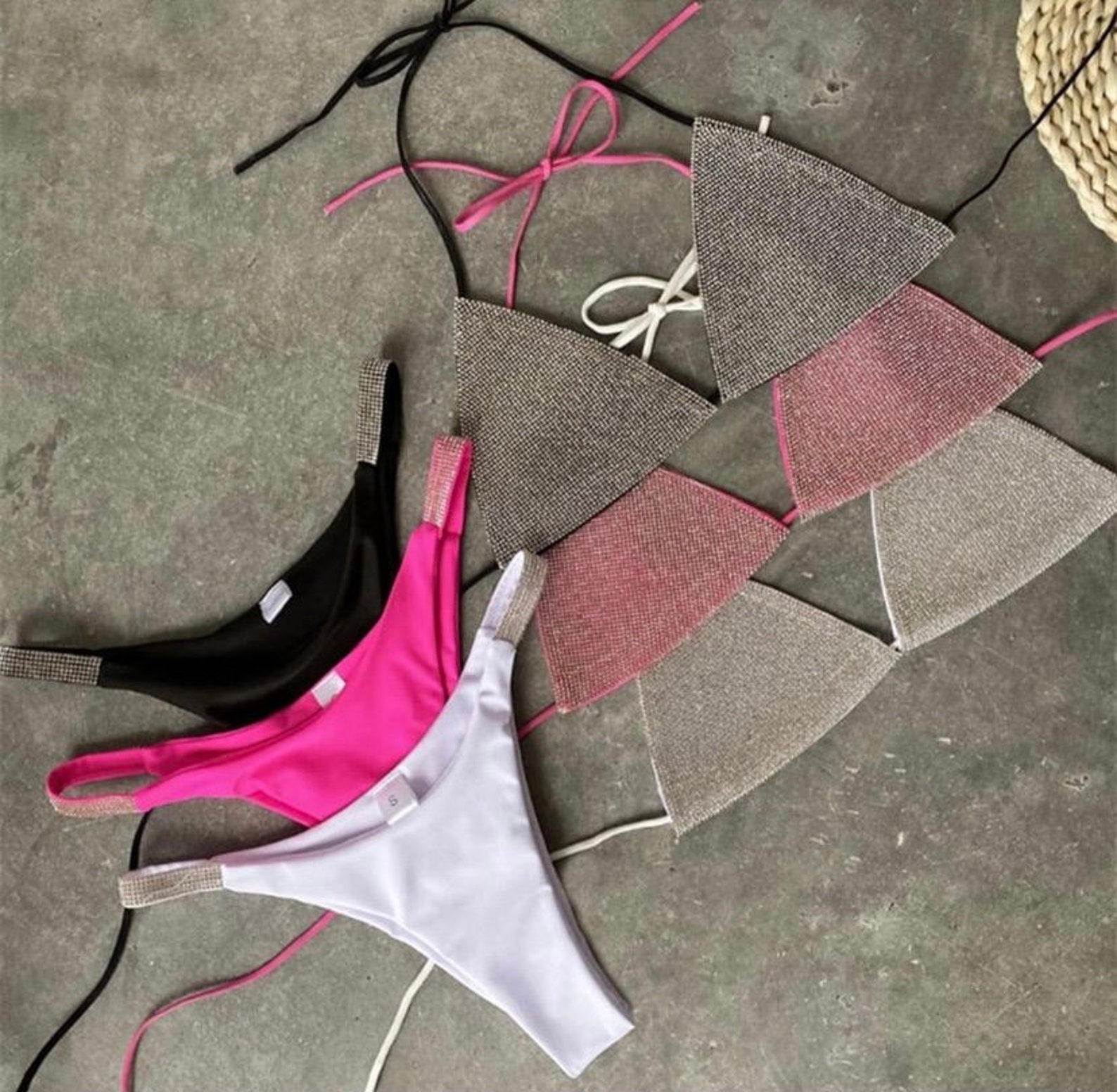 Sexy Glitter Bikini Bling Bikini Exotische Dancewear Sexy Etsy