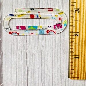 Giant Paperclip Bookmark or Clip | Acrylic Bookmark | Paper Organizer ...