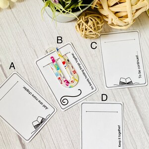 Giant Paperclip Bookmark or Clip | Acrylic Bookmark | Paper Organizer ...