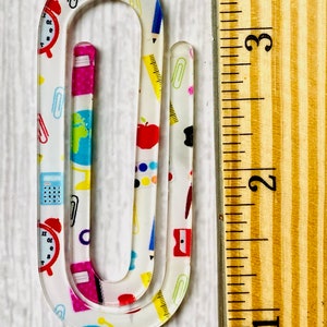 Giant Paperclip Bookmark or Clip | Acrylic Bookmark | Paper Organizer ...
