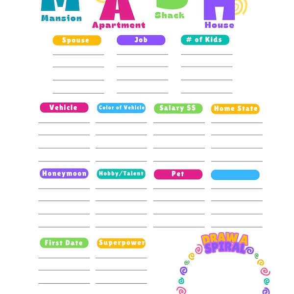 Mash Game - Etsy