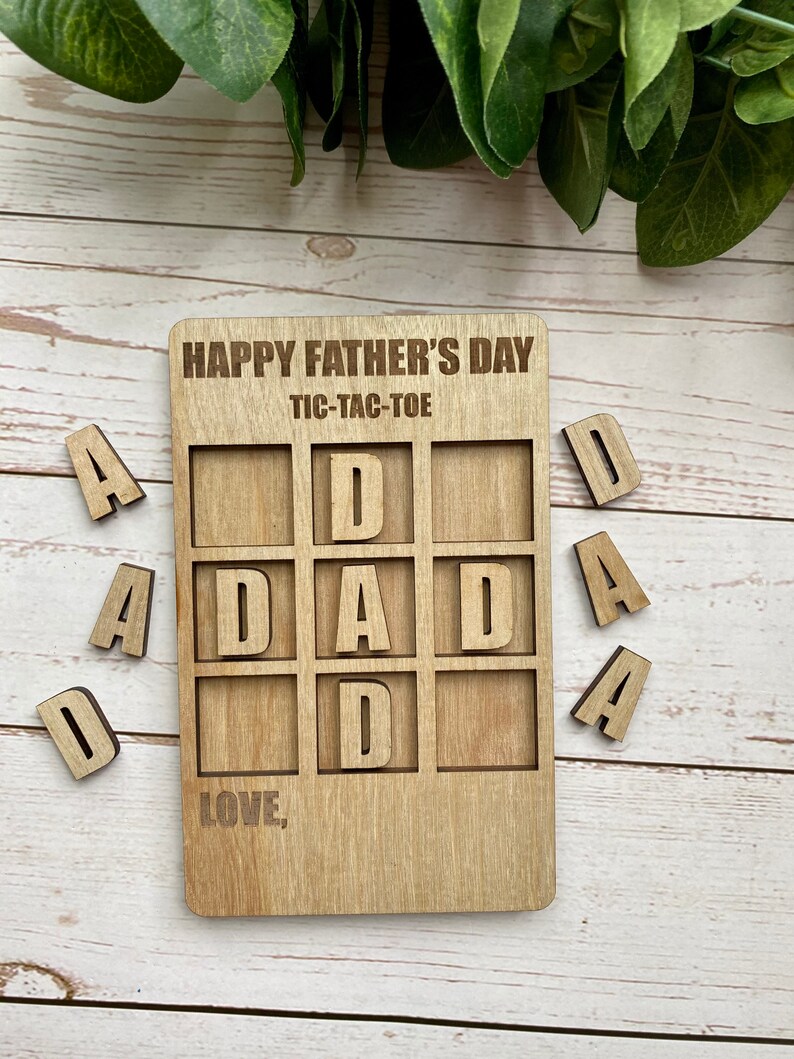 Happy Father’s Day Tic-tac-toe - Etsy
