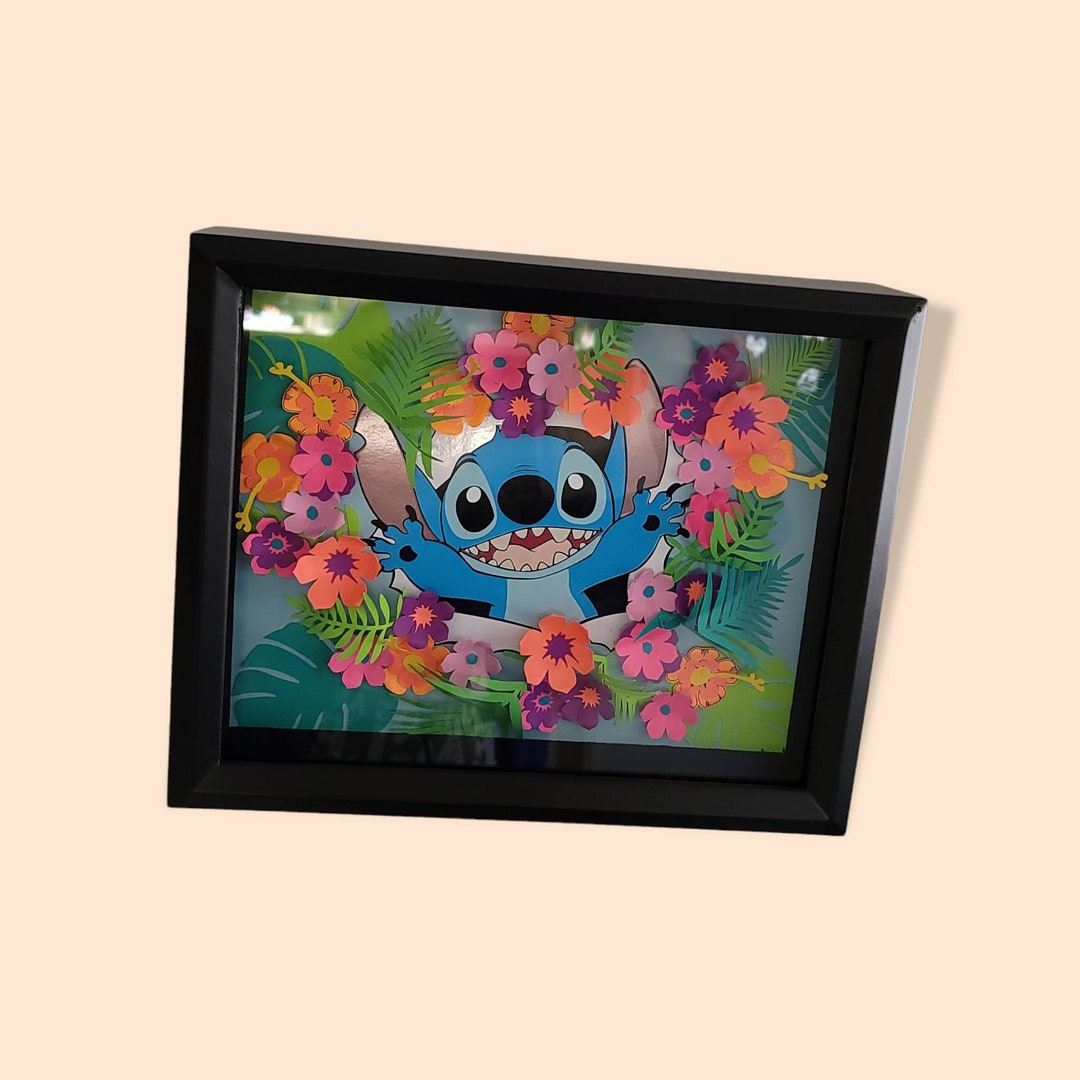 Stitch Summer Shadow Box - Etsy
