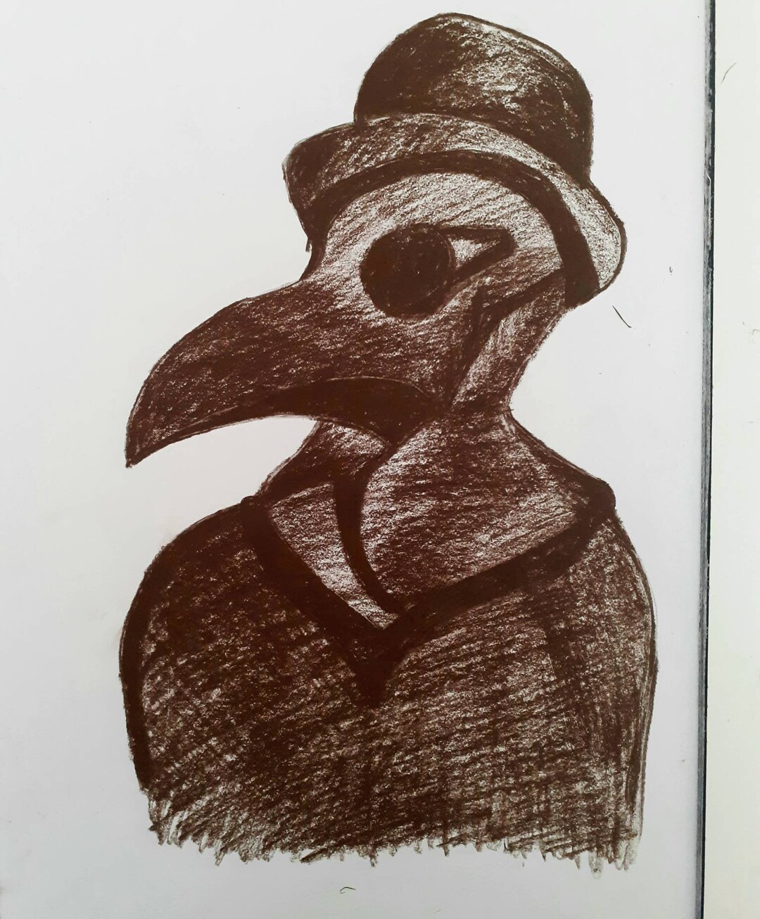 Plague, Doctor, Illness, Handmade Drawing, Horror, Horror Art ...
