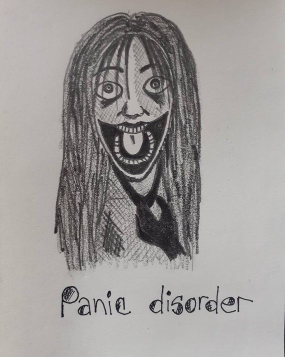 Anxiety Face Drawing