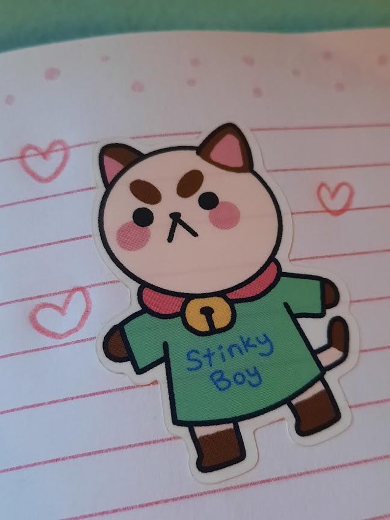 Stinky Boy Sticker - Etsy