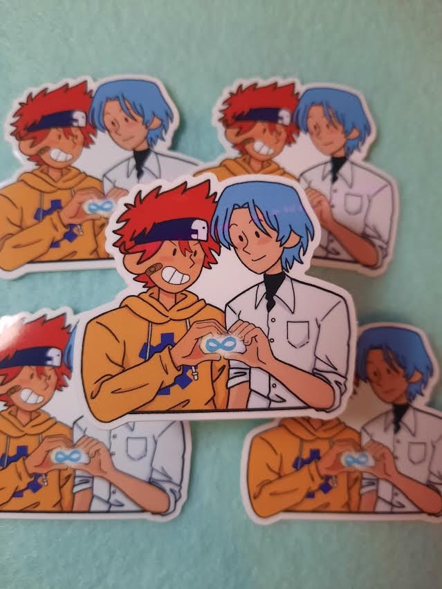 Sk8 Reki and Langa Sticker - Etsy