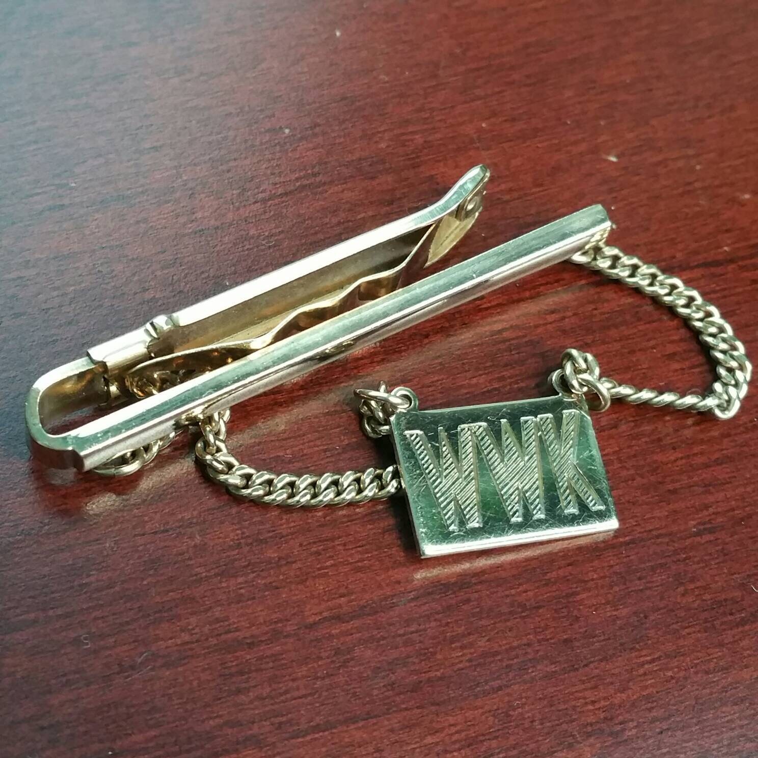 Vintage Tie Chain 12k Gold Filled Tie Chain With Pendant Mid - Etsy