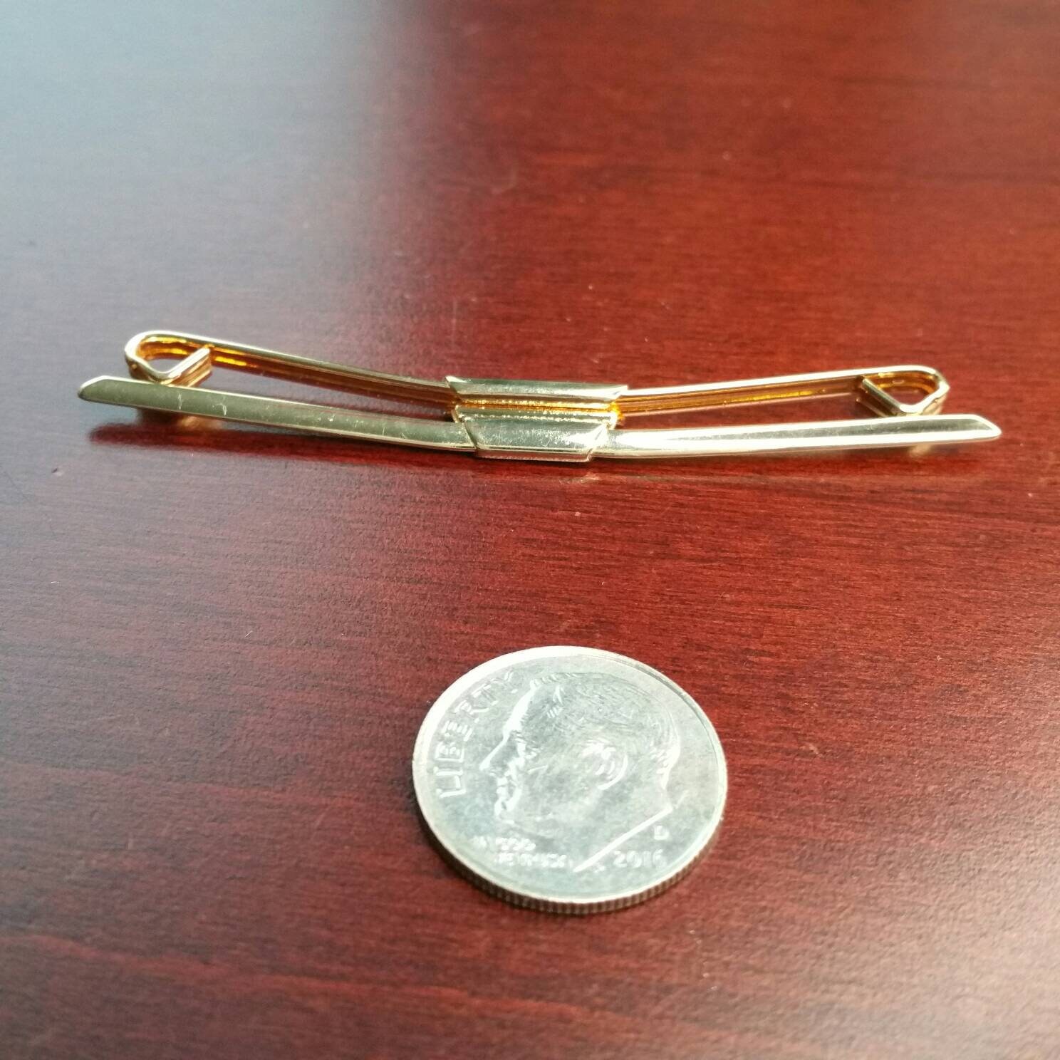 Vintage Collar Bar Slide on Collar Stay Wedge Front Collar - Etsy