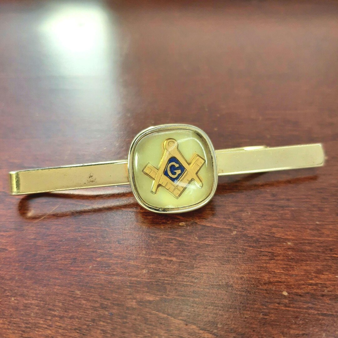 Vintage Anson Freemasonry Tie Bar, Masonic Square and Compasses, 2.5 ...