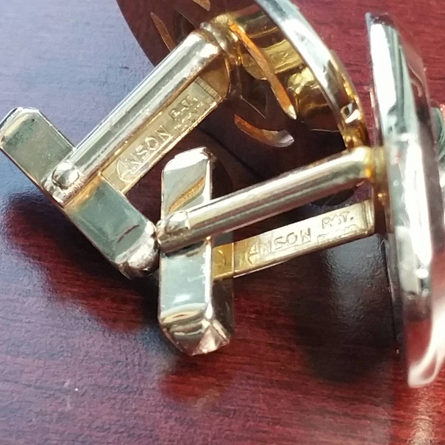 Vintage Italian Murano Art Glass Cufflinks 1950's Anson - Etsy
