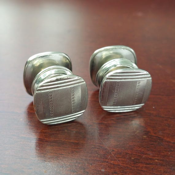 Antique Snap Cufflinks, 1920's Original Kum-A-Part by… - Gem