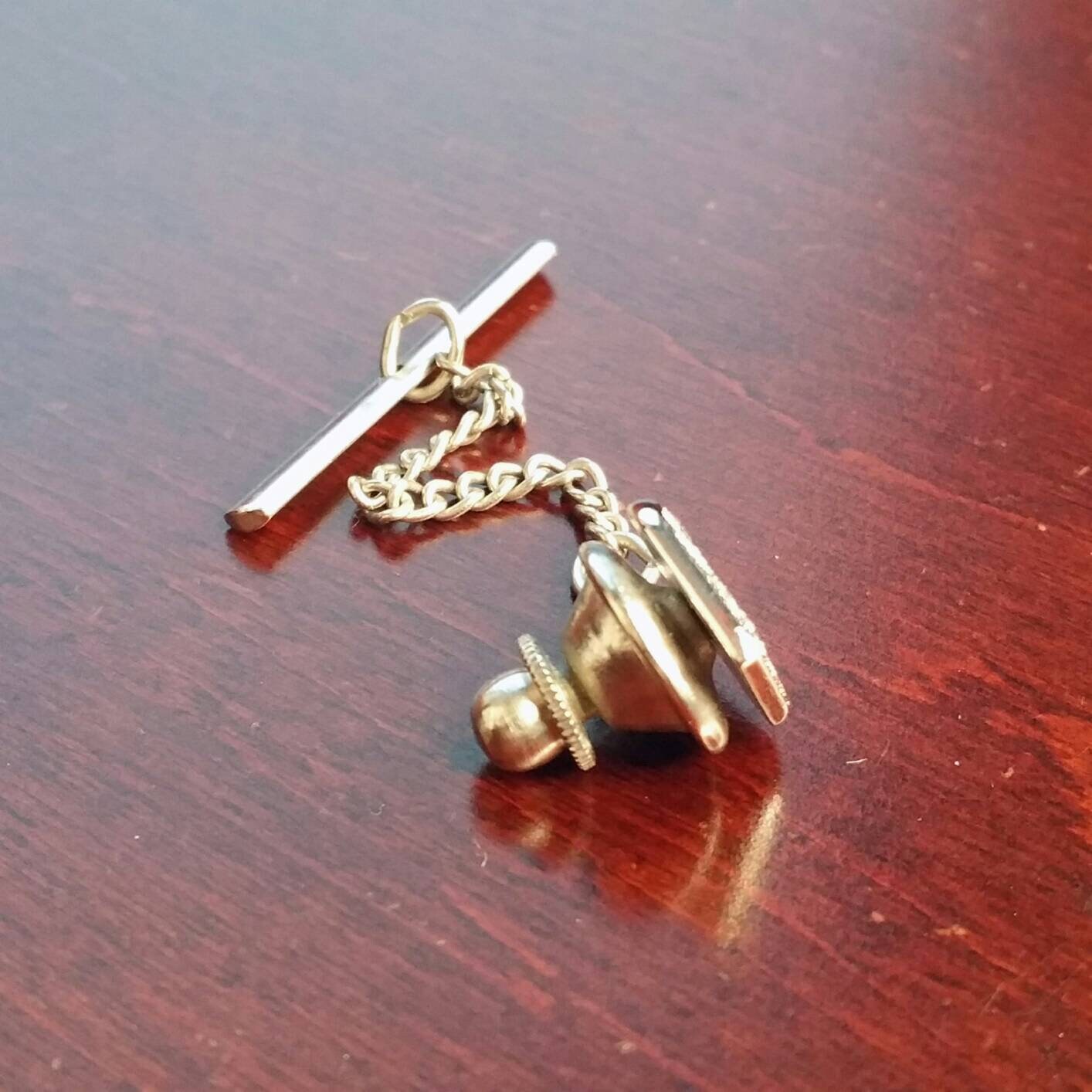 Vintage Monogram Tie Tack 1960's Swank Letter B Tie Pin - Etsy