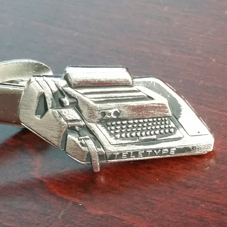 Vintage Tie Clip Industrial AT&T Teletype Tie Clasp Robbins - Etsy