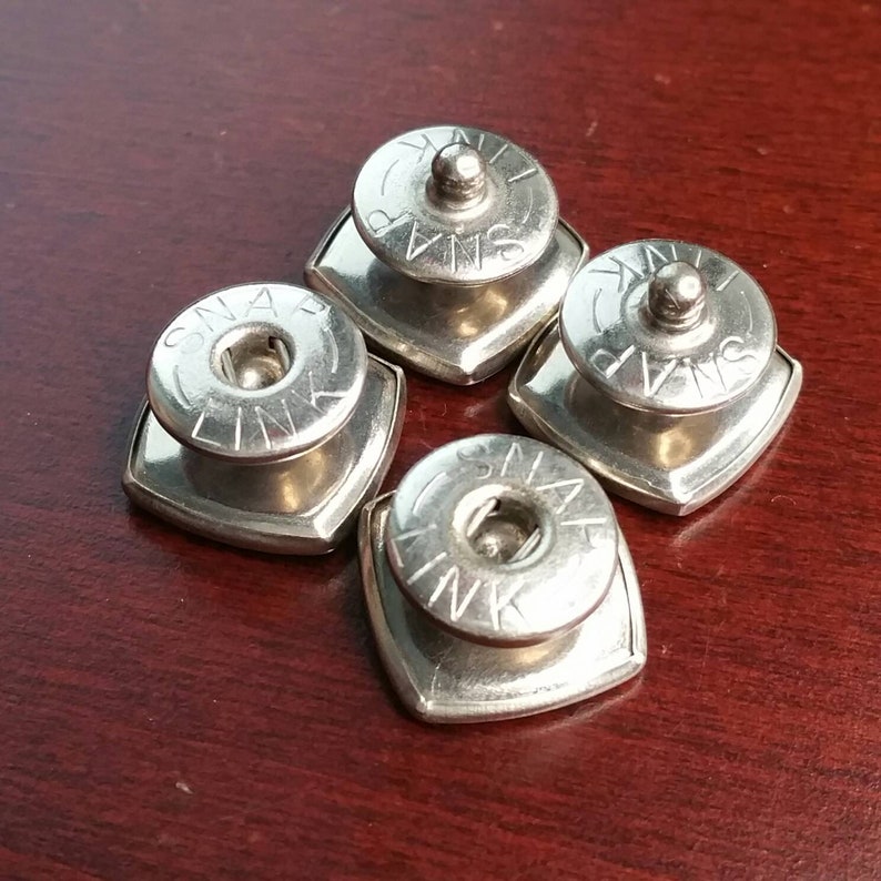 Vintage Snap Cufflinks 1920's Antique Mother of Pearl - Etsy