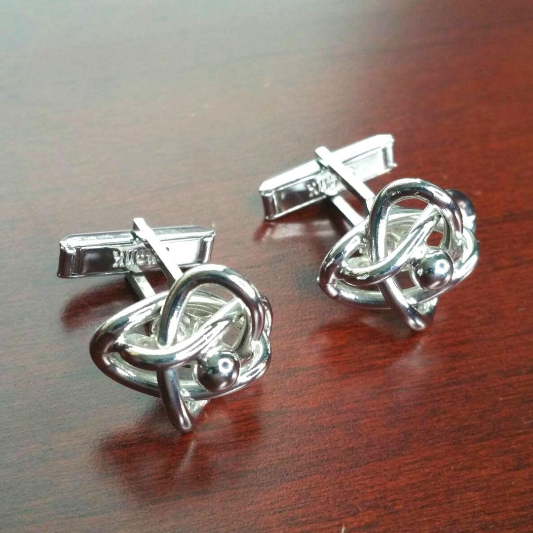 Vintage Atomic Cufflinks, 1950's Suit Accessories, Nuclear Men's Gift ...