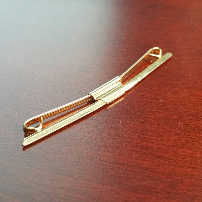 Vintage Collar Bar Slide on Collar Stay Wedge Front Collar - Etsy