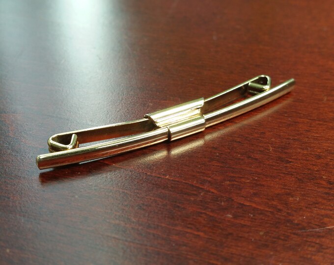 Vintage Collar Bar, Mid Century Slide on Collar Stay, Collar Holder ...