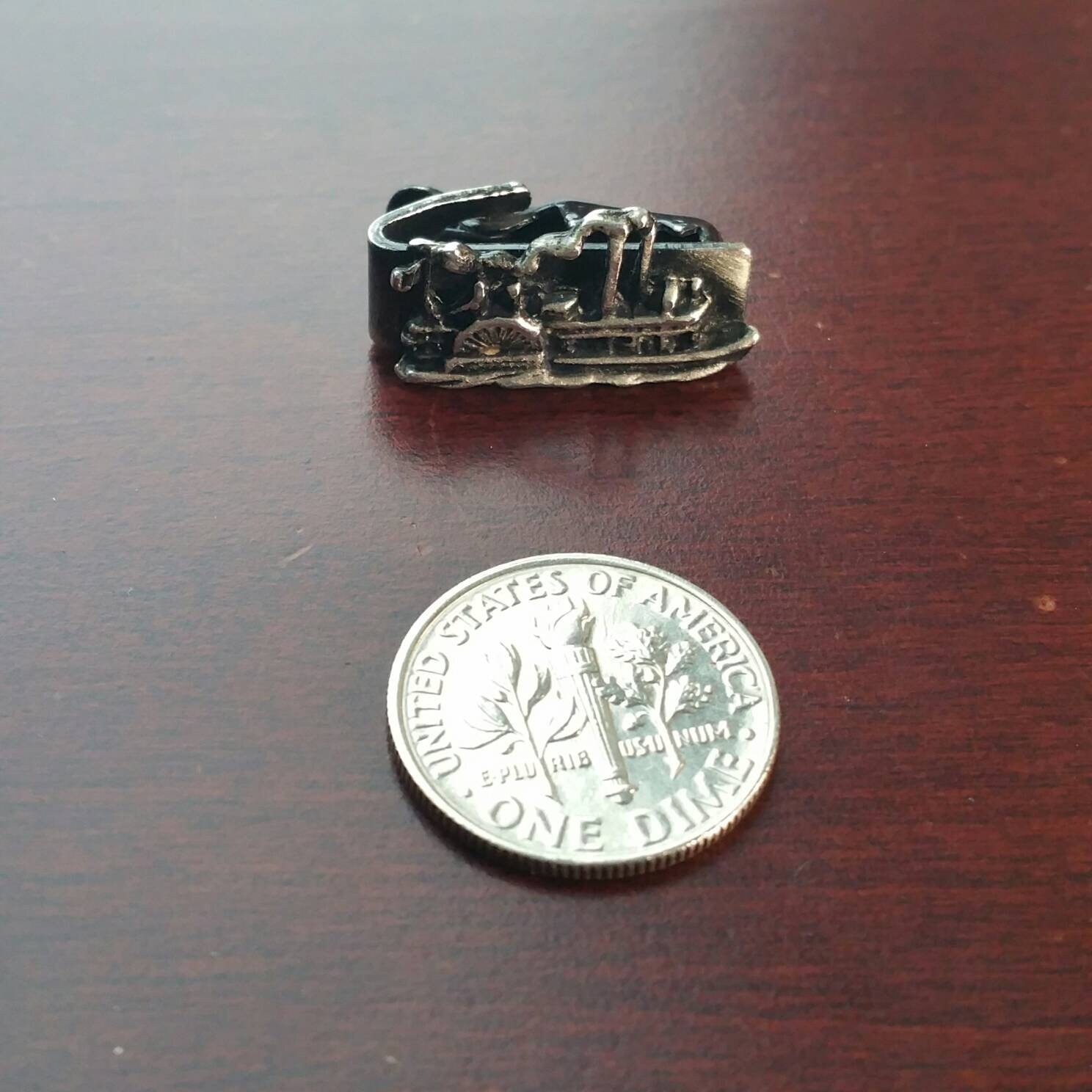 Vintage Steam Boat Tie Clip Steam Paddleboat Tie Clip - Etsy