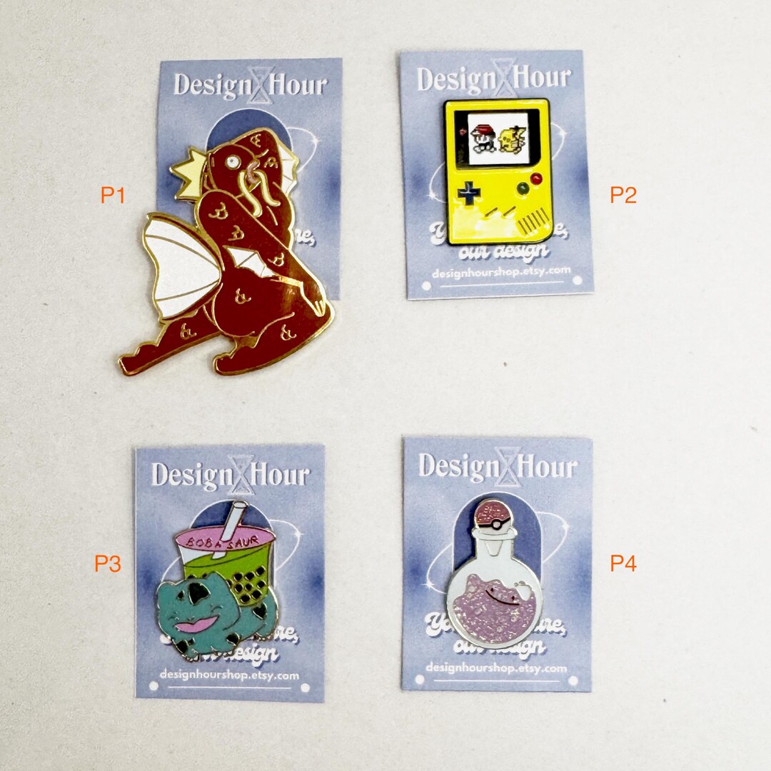 Pokemon Enamel Pins - Collectible Designs for Fans - Etsy