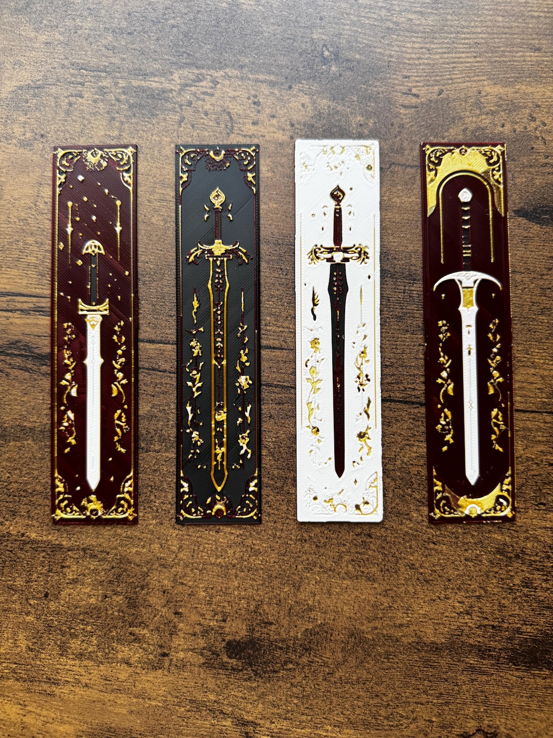 Elven Blades Bookmark Set – Enchanted Fantasy Sword Bookmarks With ...